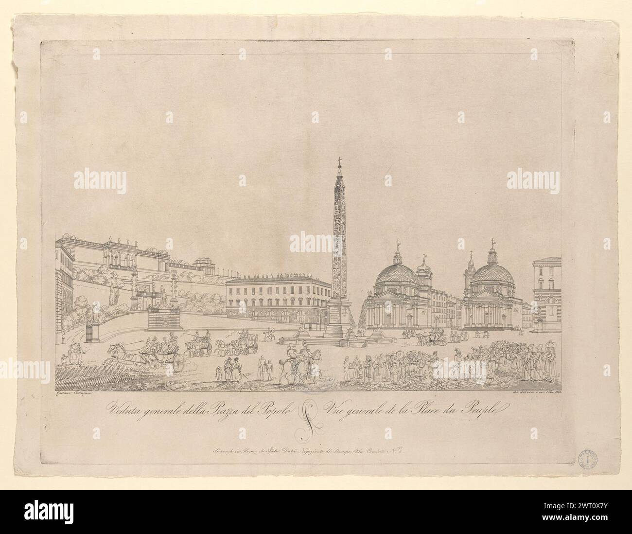 Churches santa maria di montesanto and santa maria dei miracoli hi-res ...