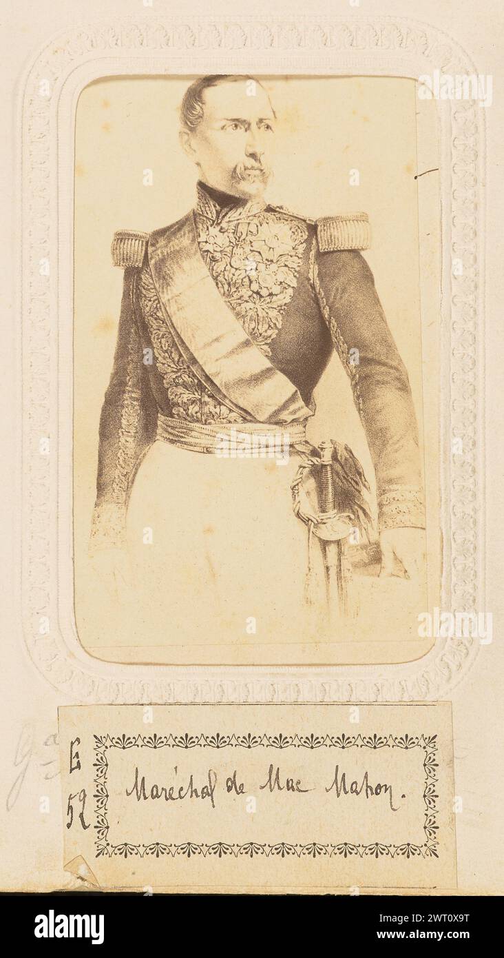 Maréchal de MacMahon. Unknown, photographer about 1860–1865 A ...