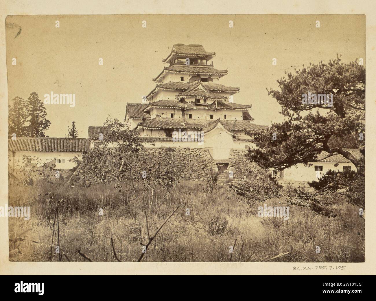 Tsuruga Castle. Unknown, photographer October 1868–1874 View of the ...