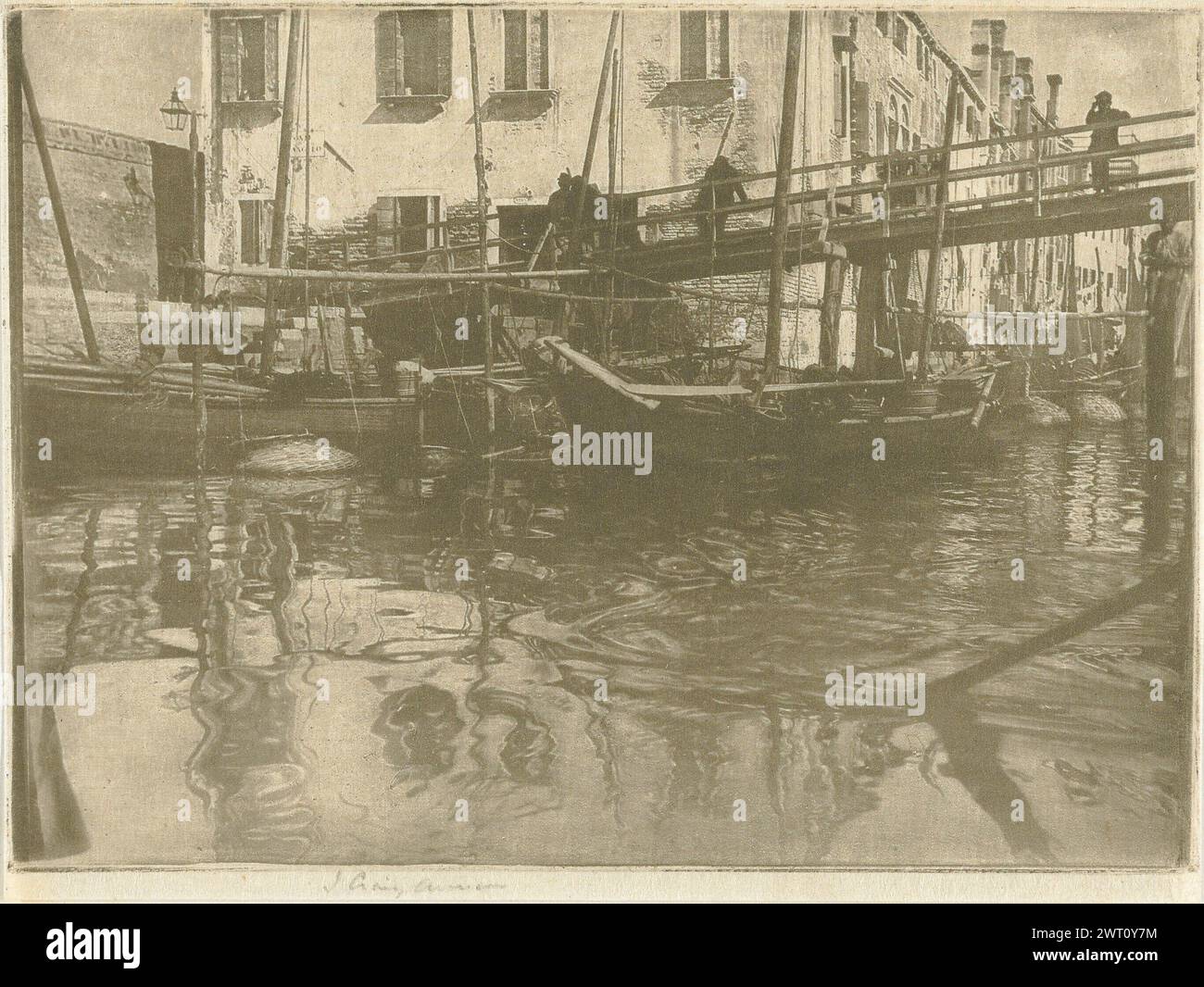 A Black Canal. James Craig Annan, photographer (Scottish, 1864 - 1946 ...