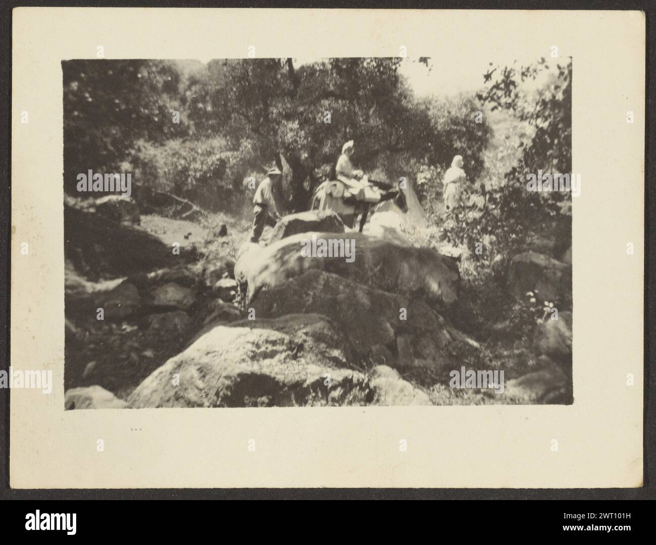 Figures Passing Through Landscape. Louis Fleckenstein, photographer ...