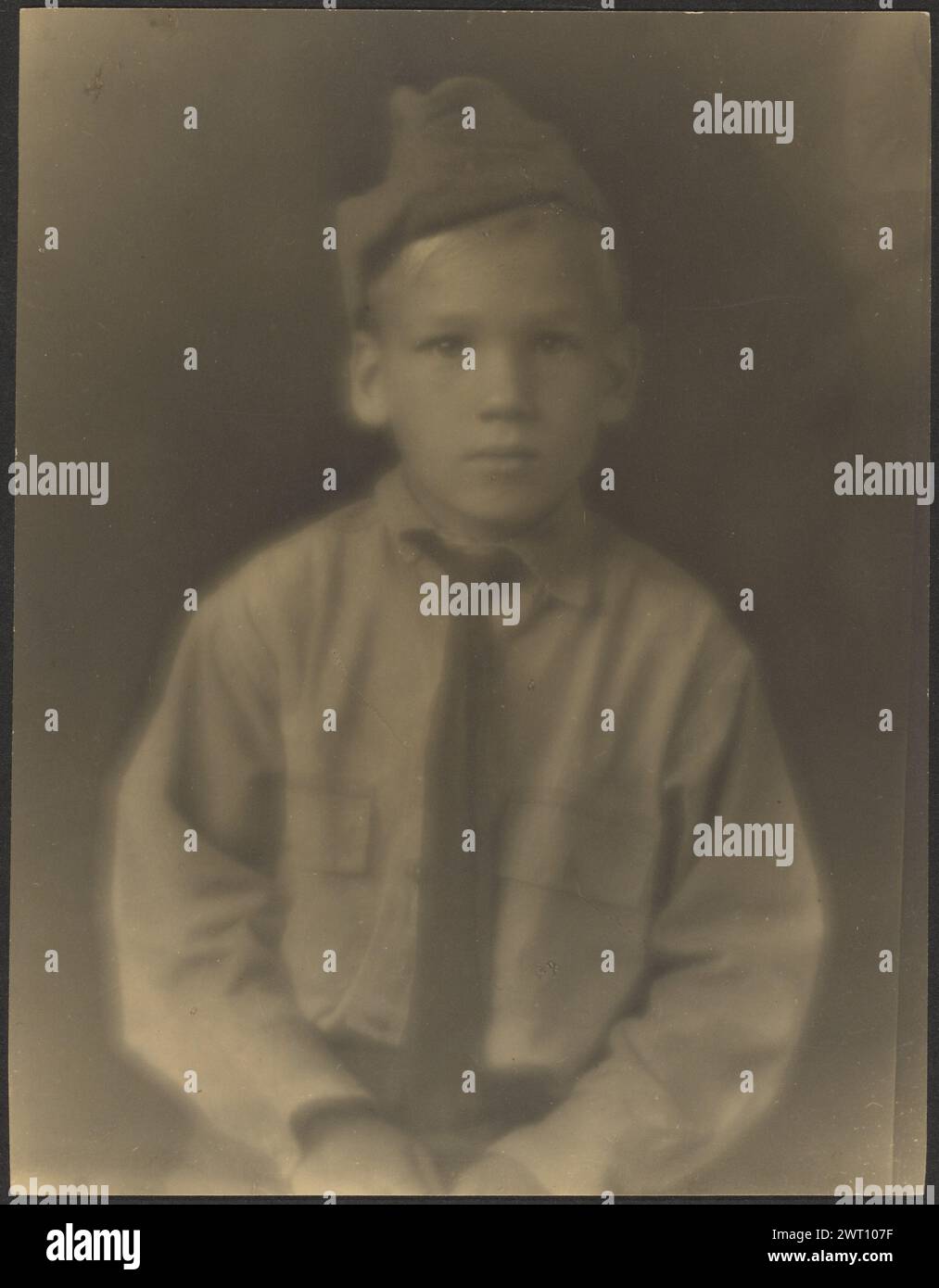 Boy Dressed as Soldier. Louis Fleckenstein, photographer (American ...