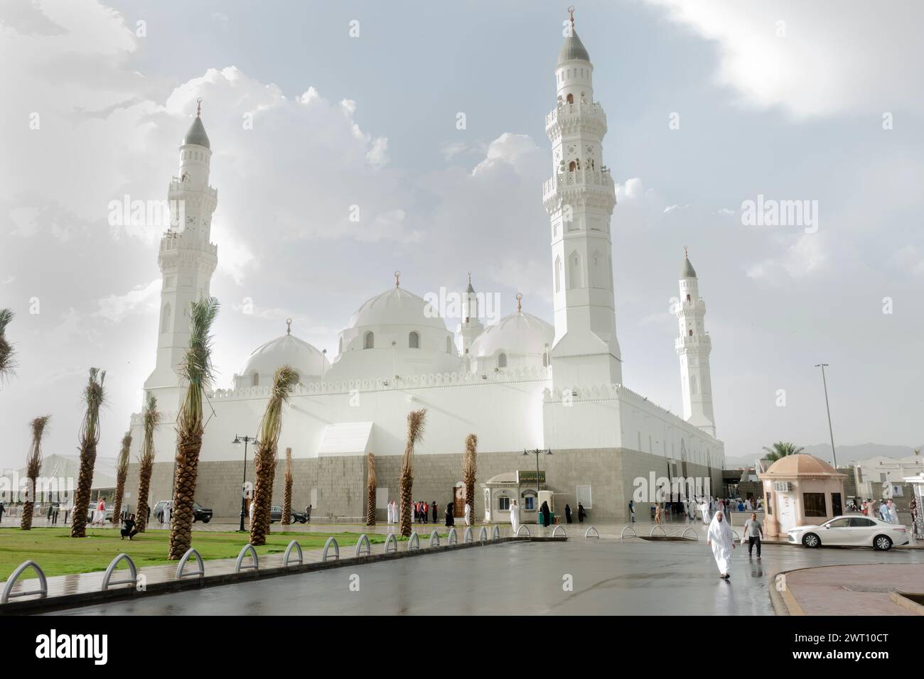 The Quba Mosque is a mosque located in Medina, in the Hejazi region of ...