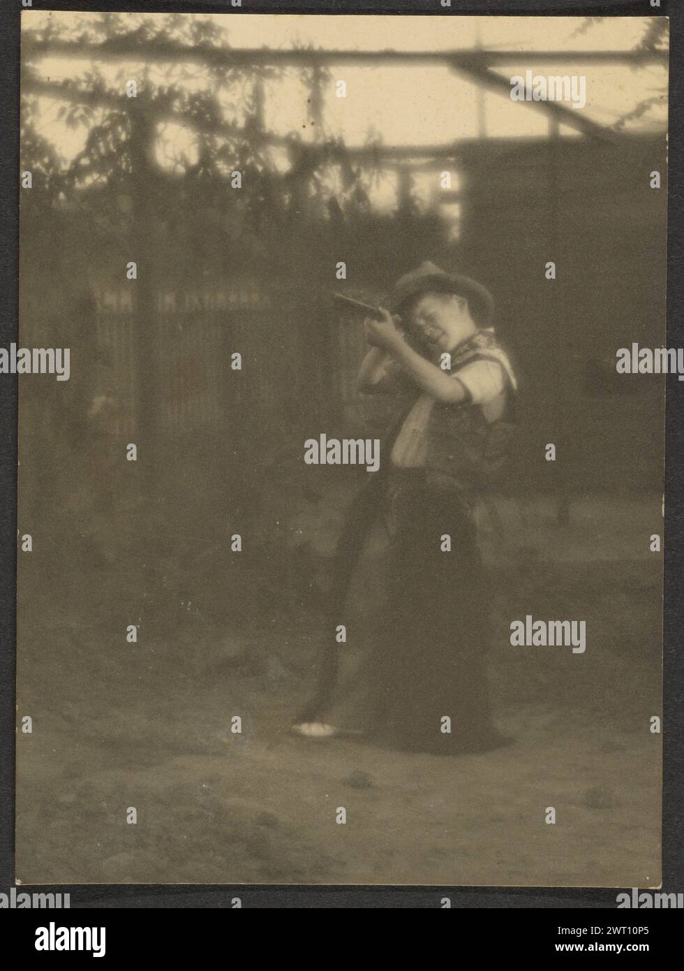 Little Boy Playing Cowboy. Louis Fleckenstein, photographer (American ...
