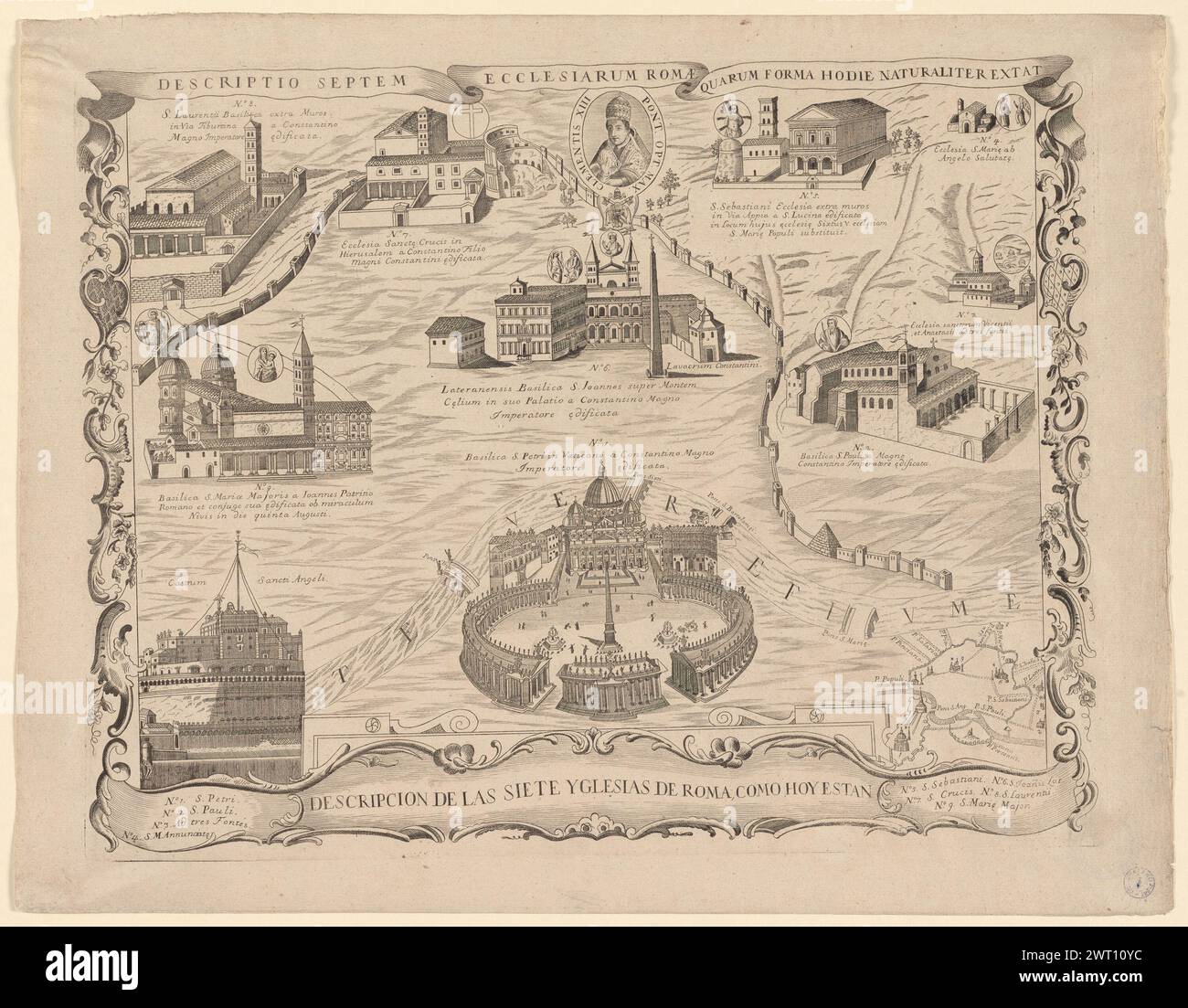 Seven pilgrim churches of rome hi-res stock photography and images - Alamy