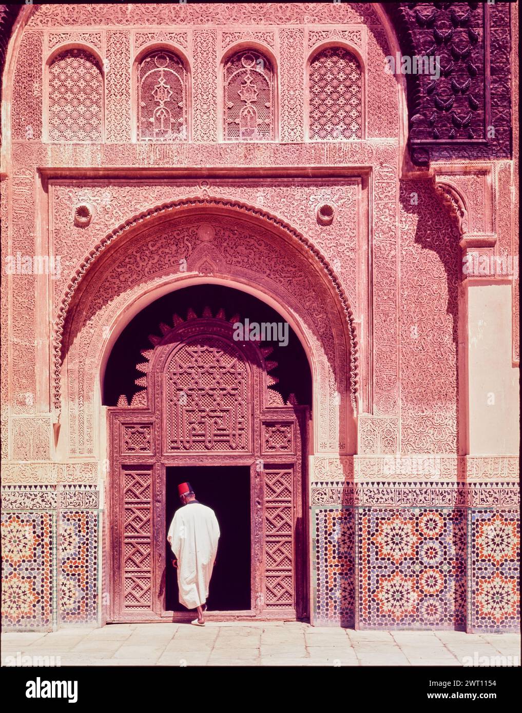 Morocco Marrakech Bin Yusuf Medersa Unpublished image 2. Swaan, Wim ...
