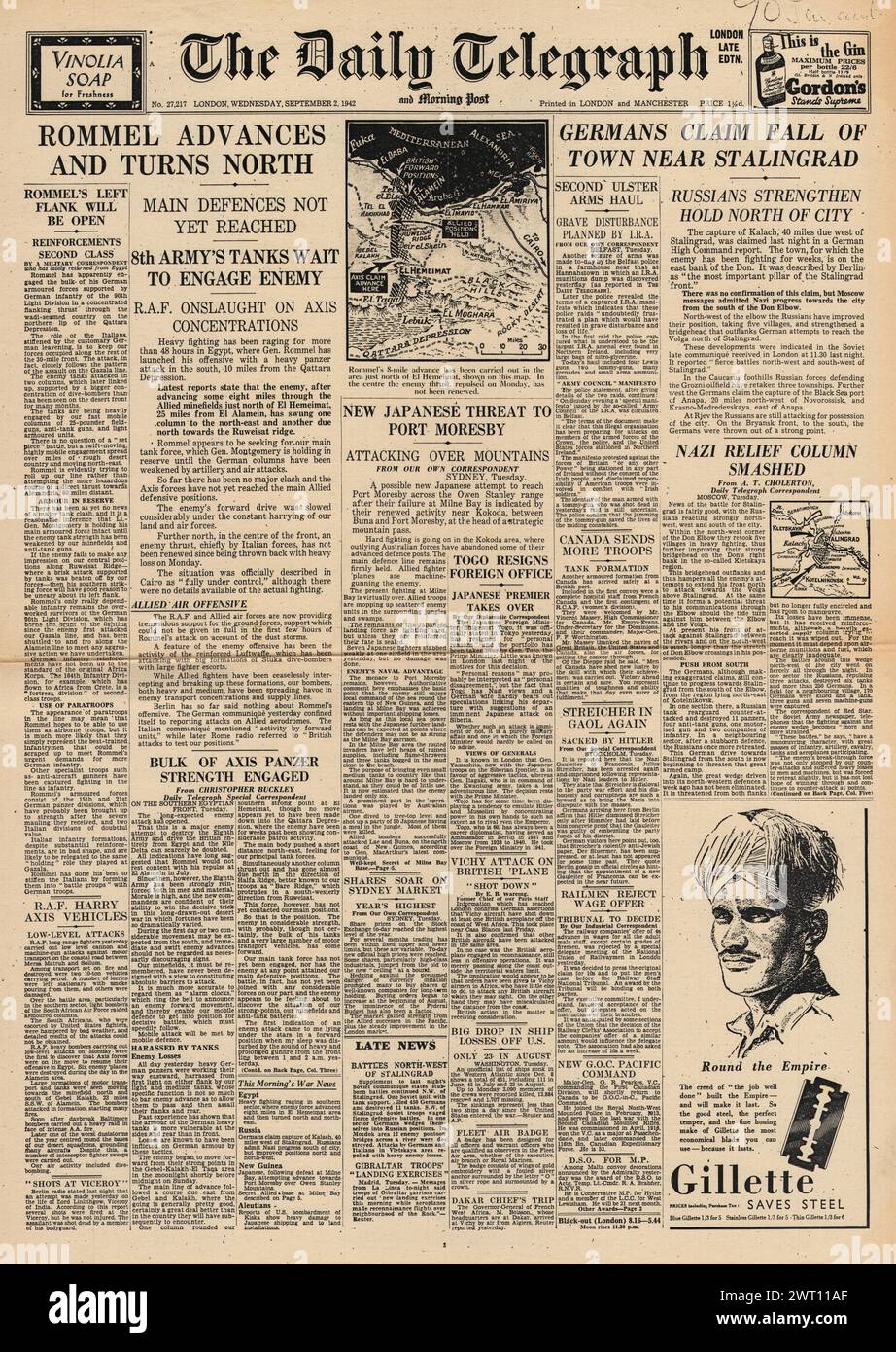 Newspaper japan 1942 hi-res stock photography and images - Alamy