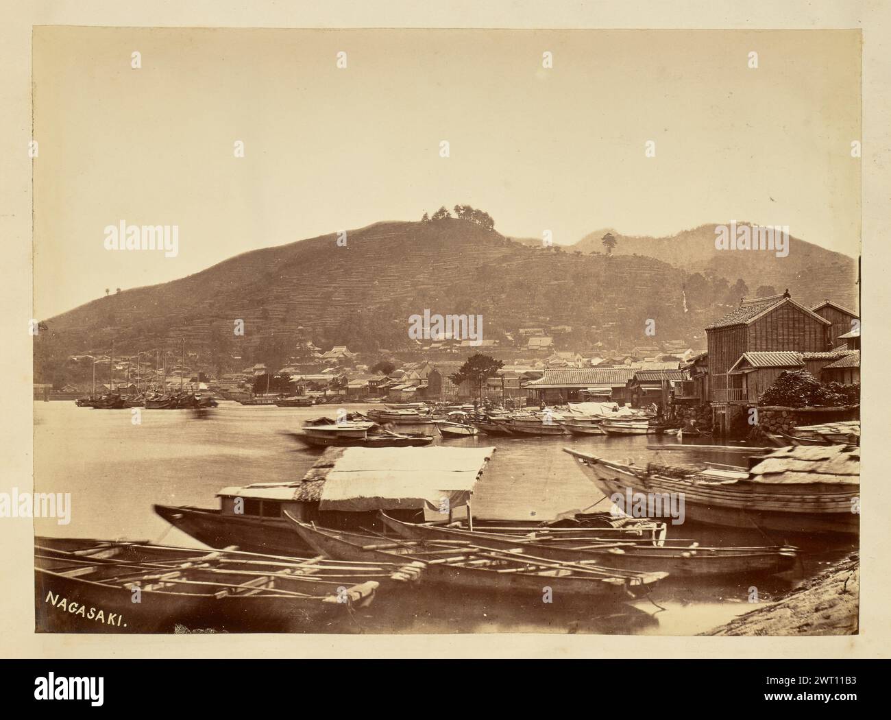 Nagasaki. Attributed to Felice Beato, photographer (English, born Italy ...