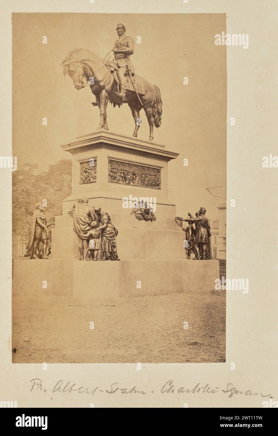 Prince Albert Statue. Charlotte Square. Unknown, photographer about ...