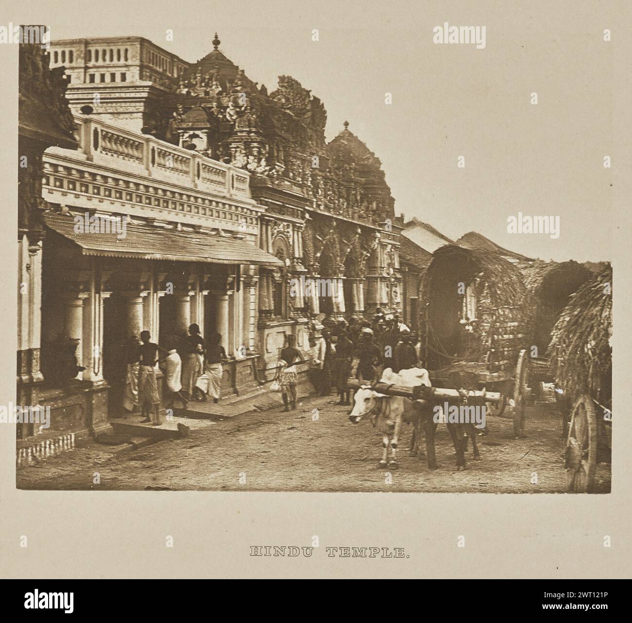 Hindu Temple in Sea Street, Colombo. Henry W. Cave, photographer ...