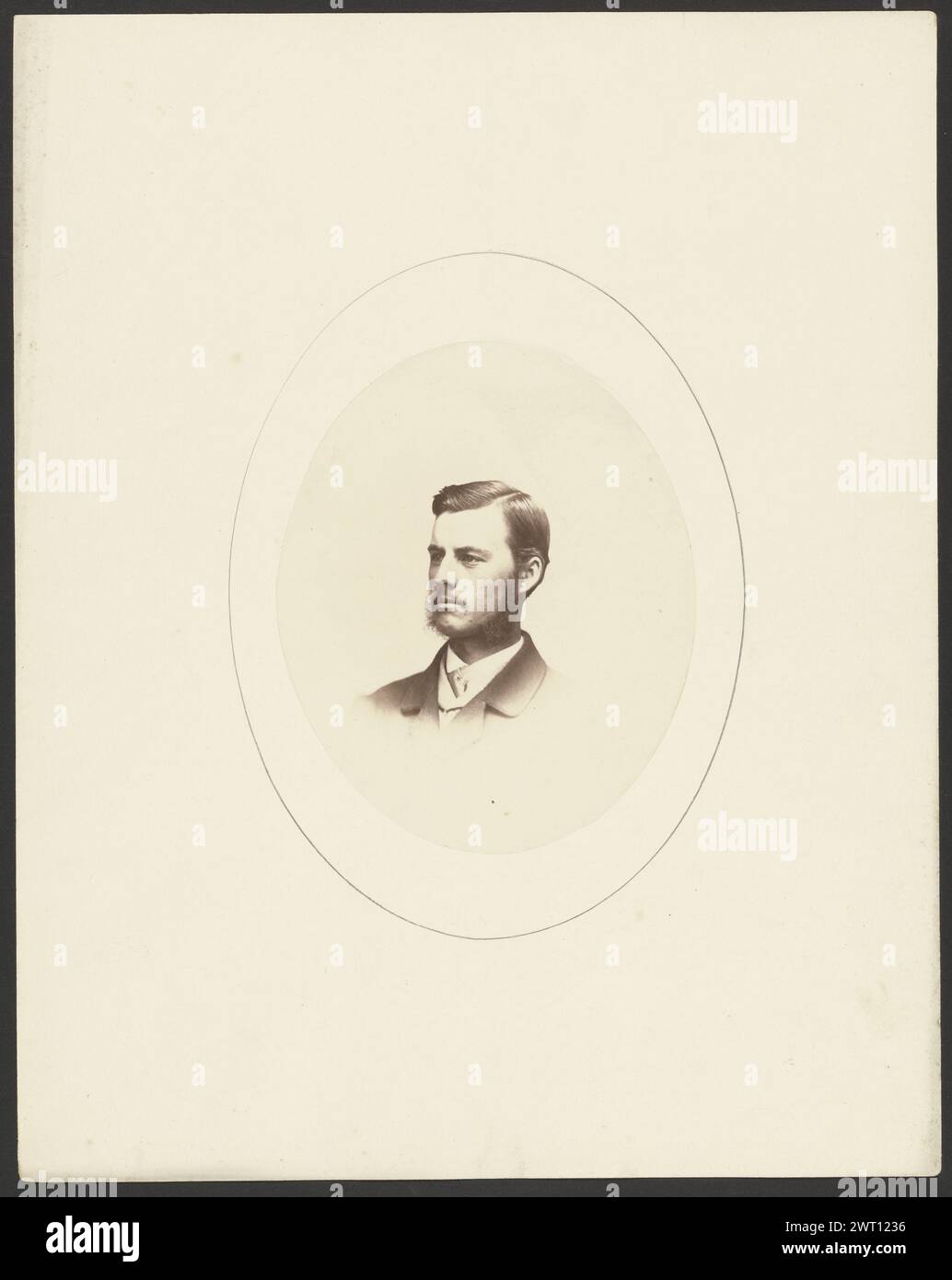 Portrait of man. George Kendall Warren, photographer (American, 1834 ...