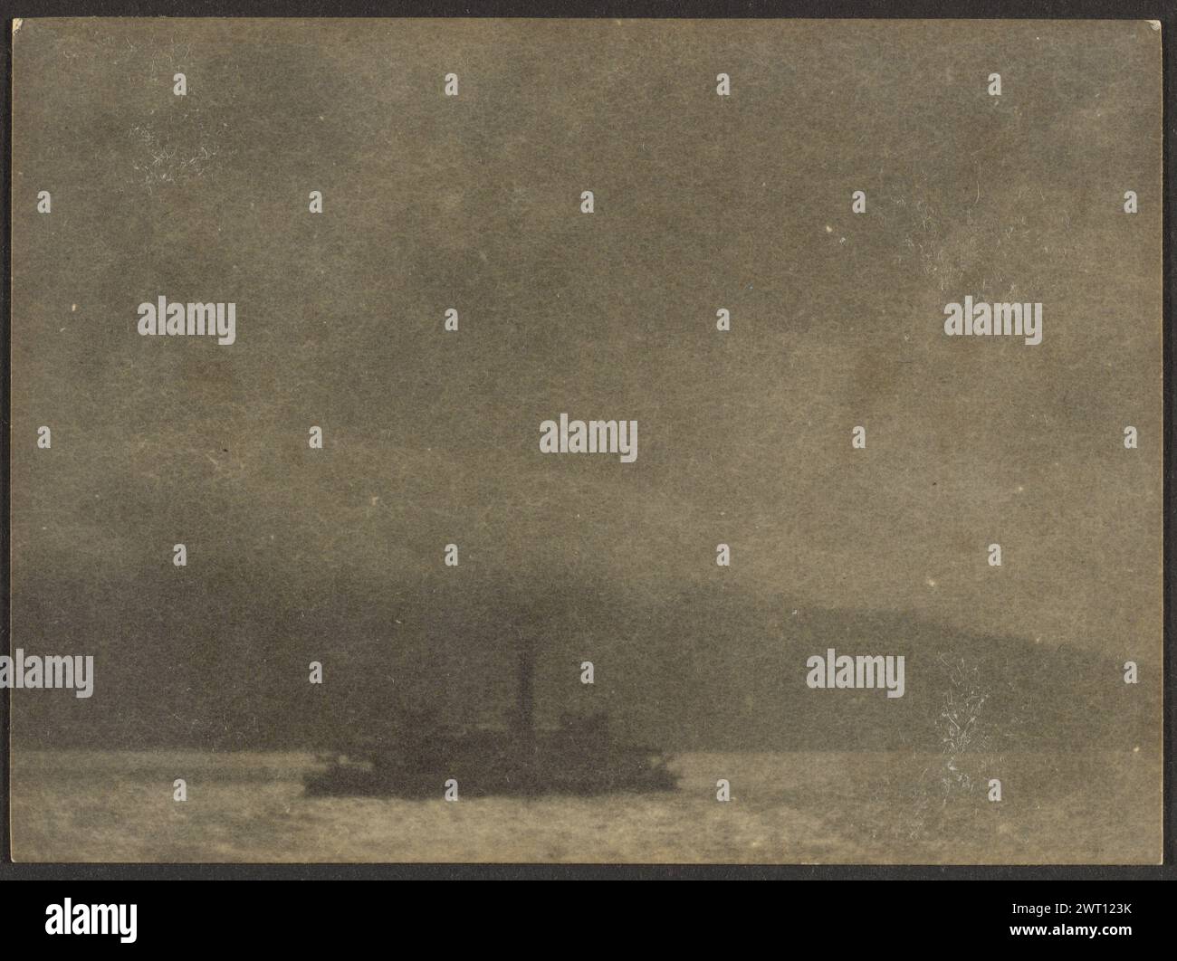 Seascape with Ship. Louis Fleckenstein, photographer (American, 1866 ...