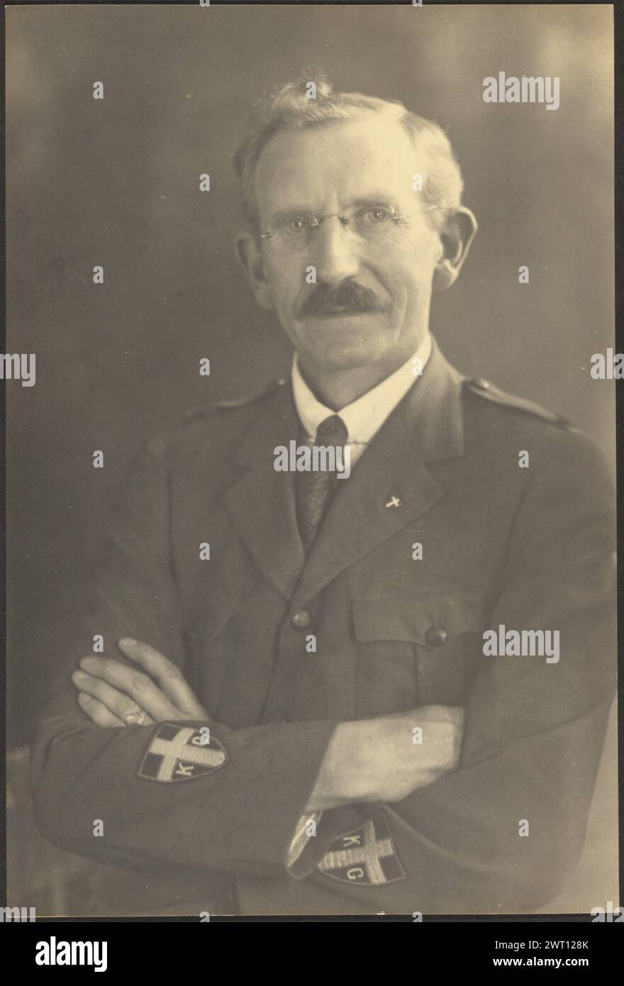 Portrait of a Military Chaplain. Louis Fleckenstein, photographer ...