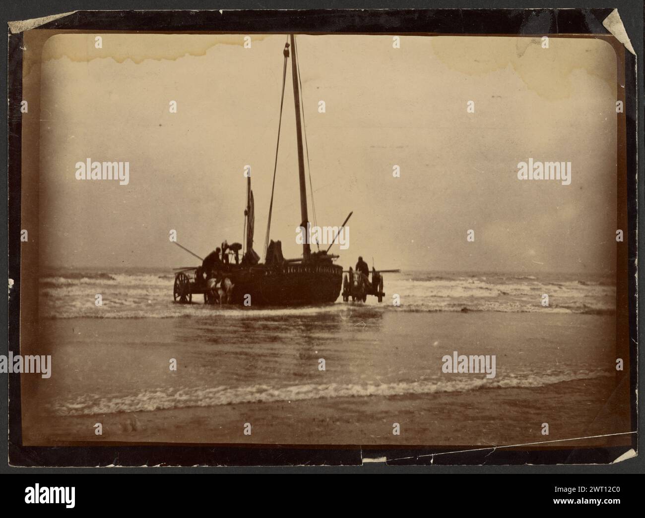 Boat on shore. Unknown, photographer about 1885–1895 A boat coming onto ...