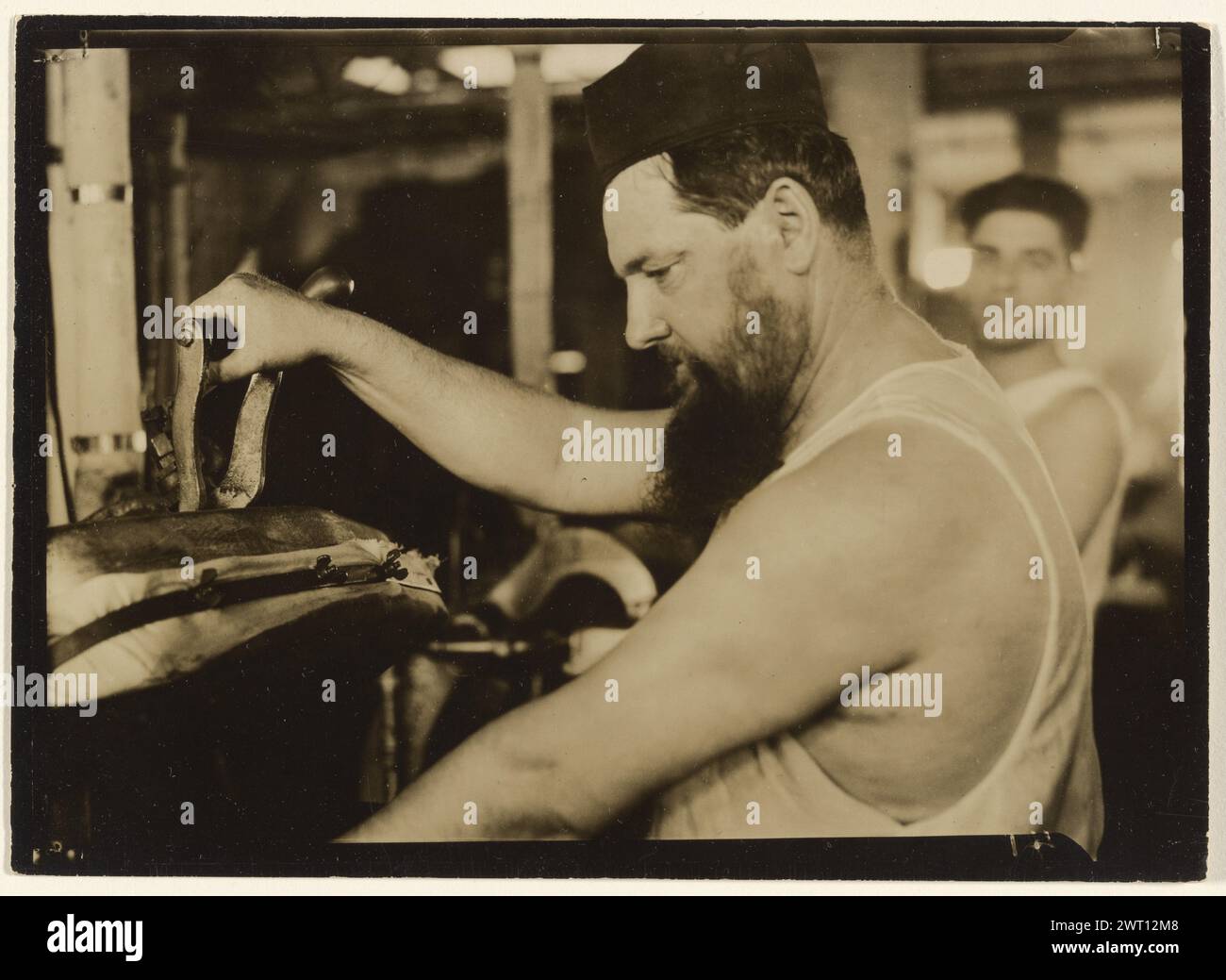 Jewish Clothing Worker (Sweatshop Worker). Lewis W. Hine, photographer ...