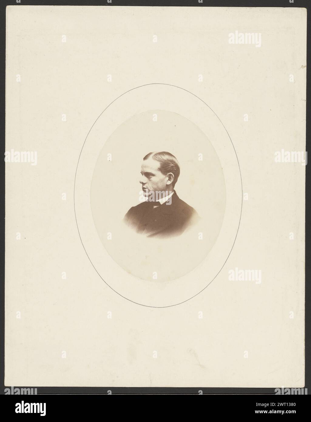 Portrait of young man. George Kendall Warren, photographer (American ...