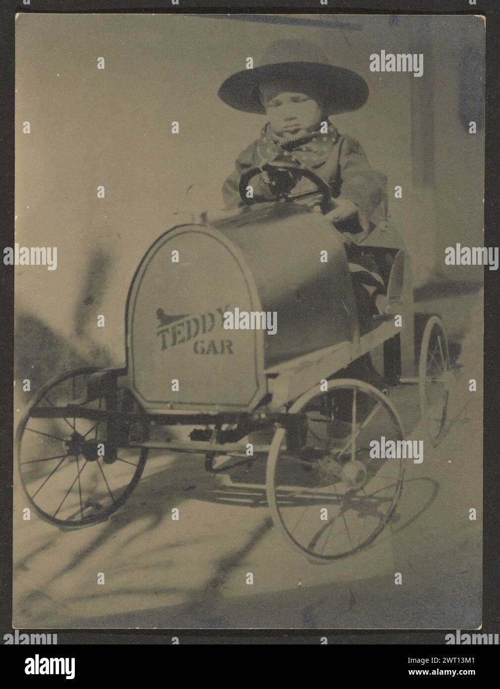 Little Boy Seated in Teddy Car. Louis Fleckenstein, photographer ...