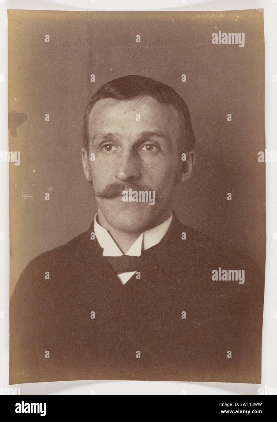 Portrait of a man. Jakob Höflinger, photographer (Swiss, 1819 - 1898 ...