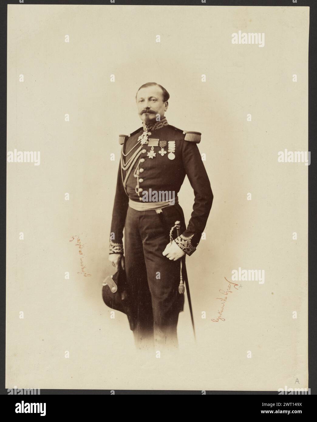 Colonel Waubert de Genlis. Gustave Le Gray, photographer (French, 1820 ...