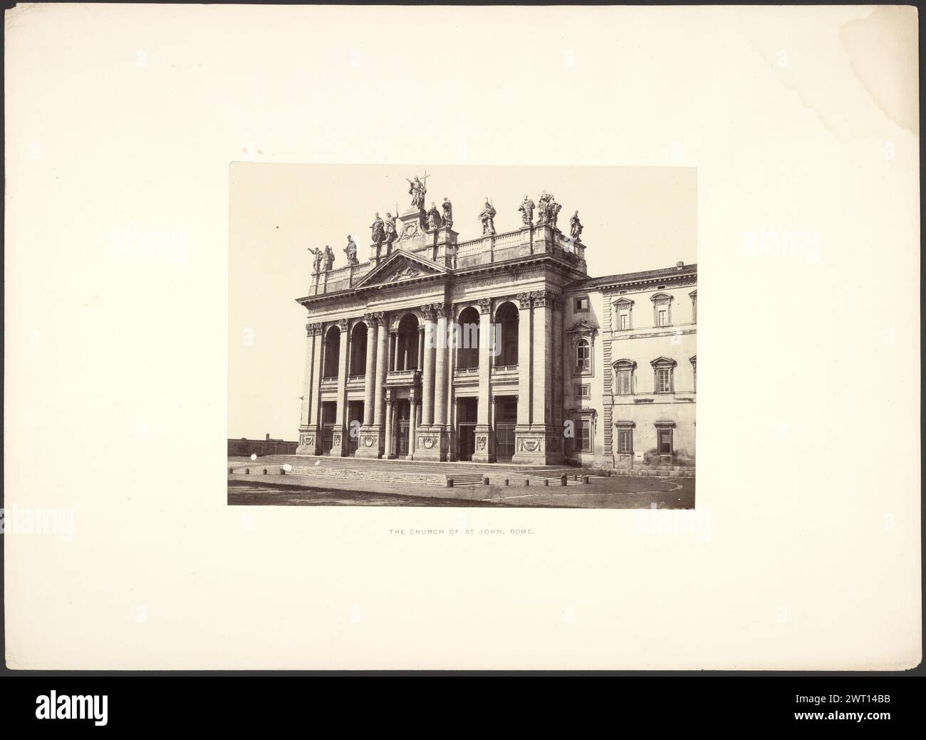 The Church of St. John, Rome. Giorgio Sommer, photographer (Italian ...
