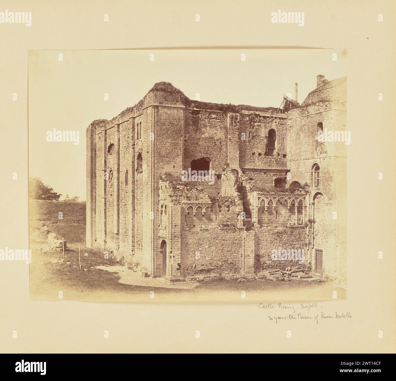 Castle Rising, Norfolk. Alfred Capel-Cure, photographer (British, 1826 ...