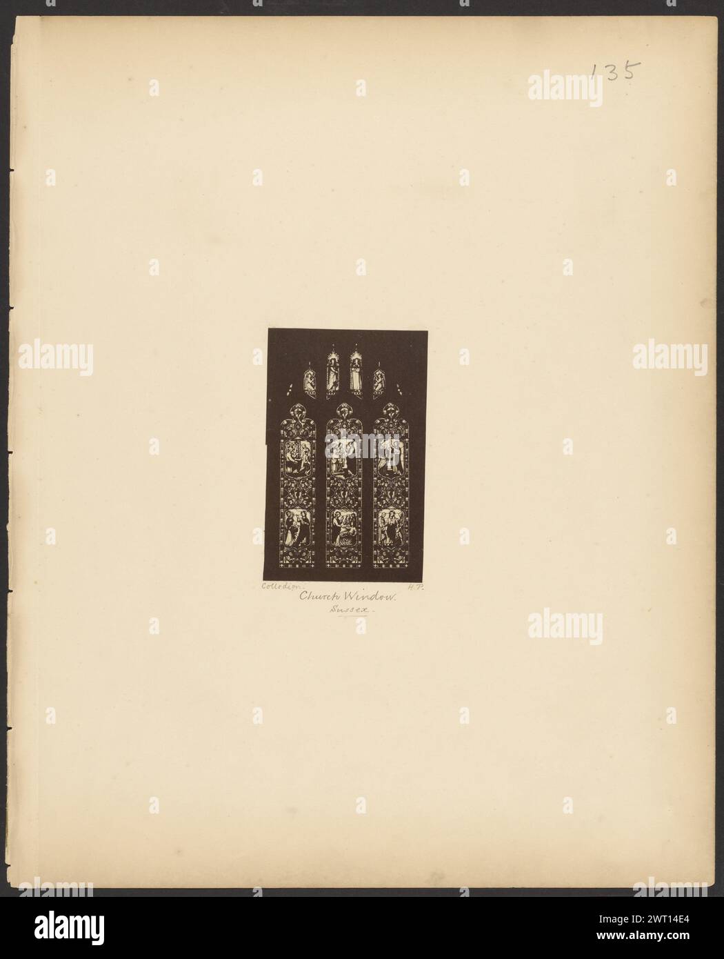 Church Window, Sussex. Henry Pollock, photographer (British, 1826 ...