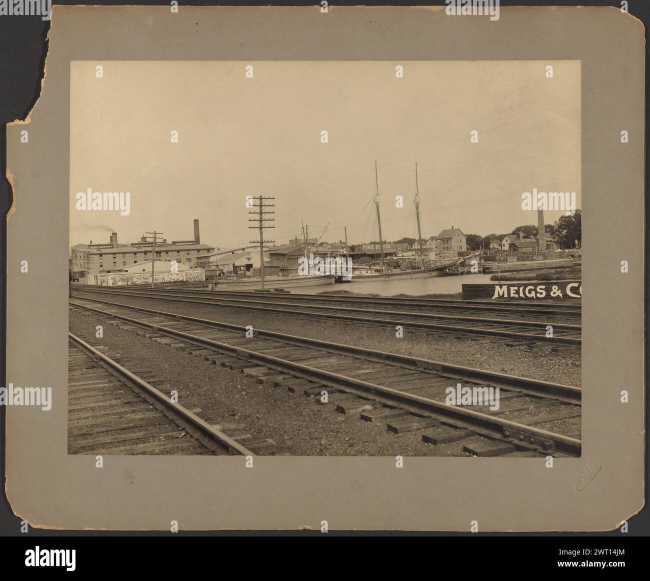 Railroad Tracks. George C. Phelps, photographer (American, 1846 - 1918 ...