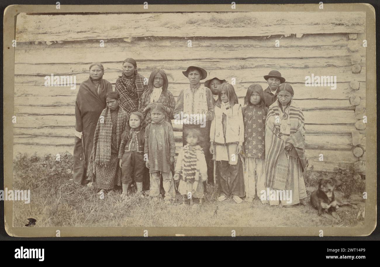 Group of Indian Children, as seen everyday in camp.. John A. Anderson ...
