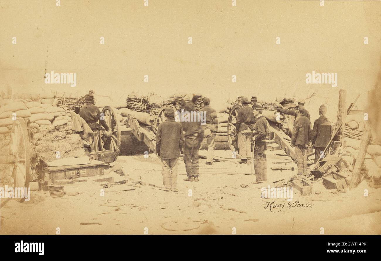 Section Capt. Ashcroft's Battery. Haas & Peale, photographer (American ...