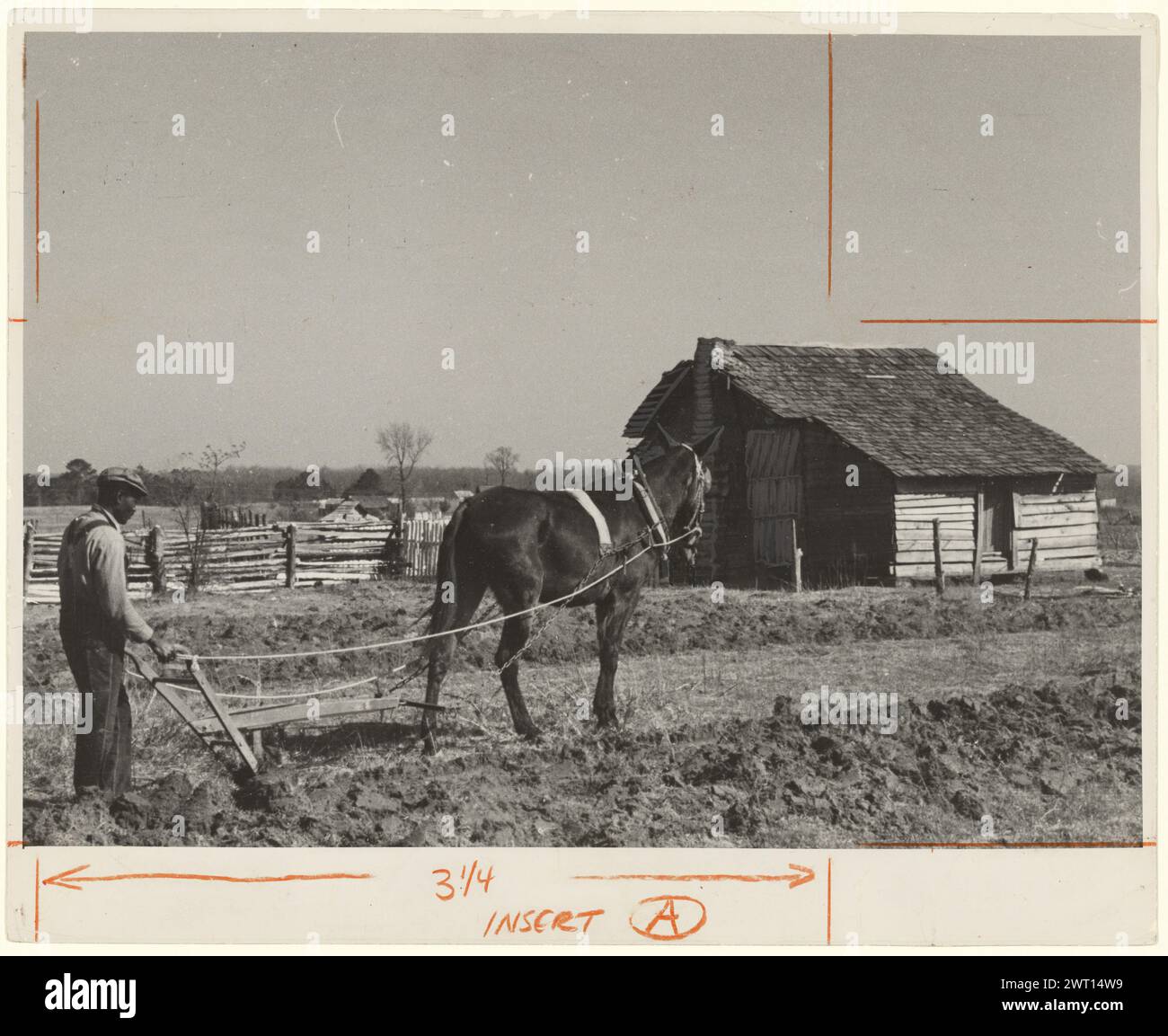 Primitive Agricultural Methods Still in Use, Gee's Bend, Alabama ...