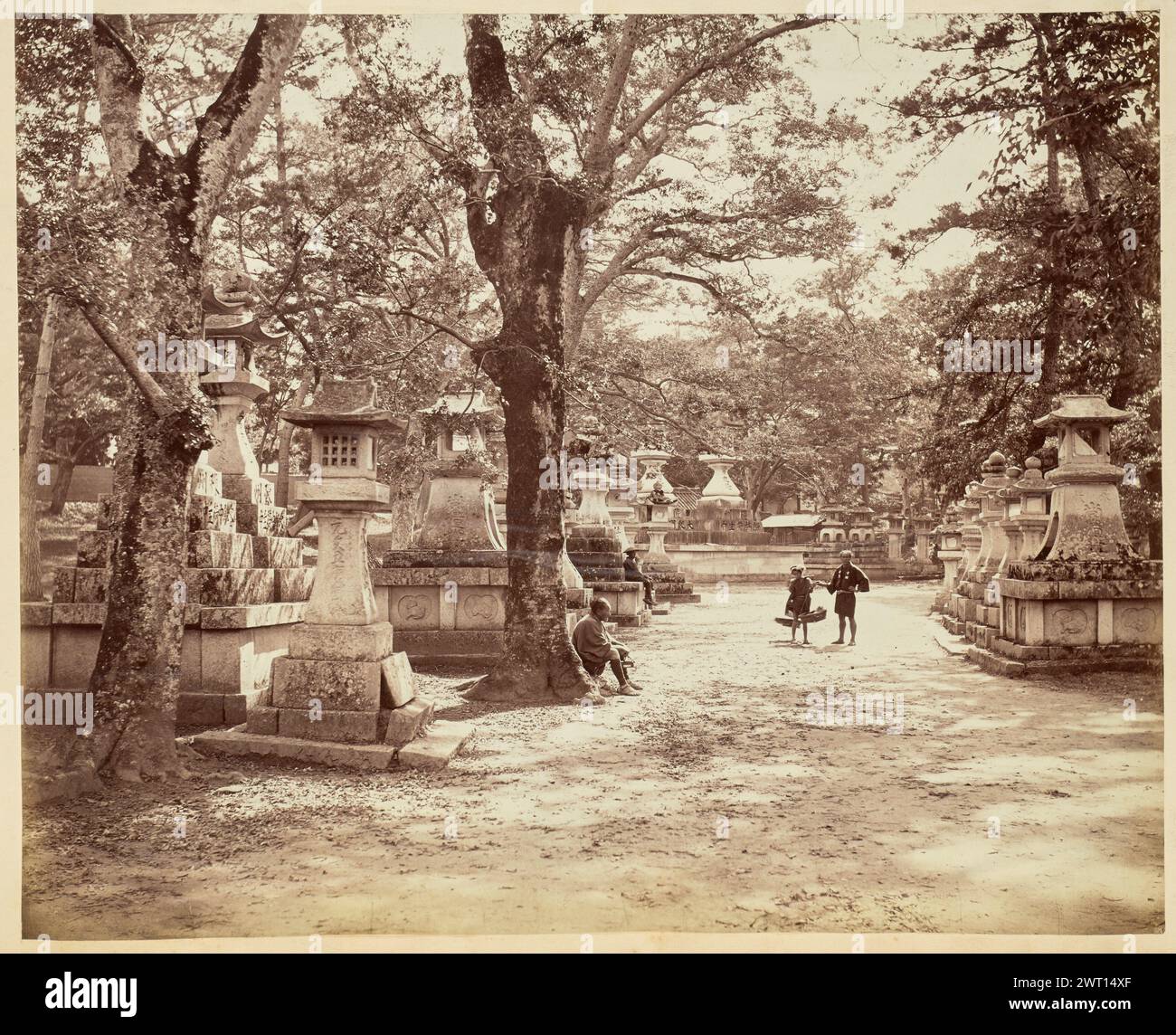 Japanese Cemetery. Attributed to Felice Beato, photographer (English ...