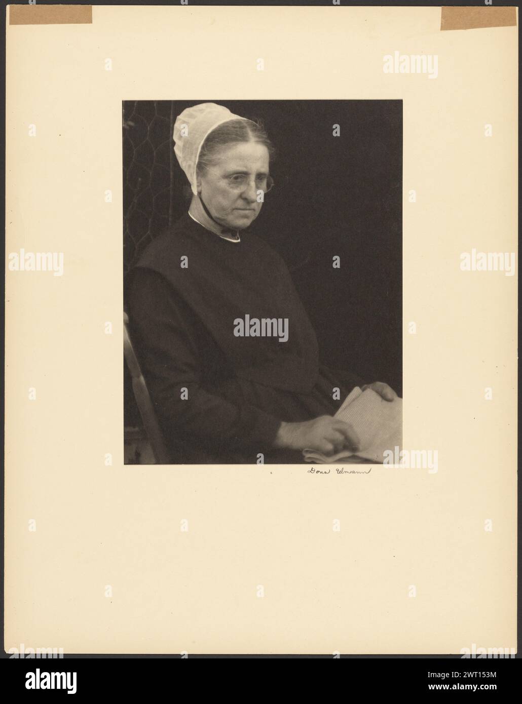 The Minister's Wife, Ephrata, Pennsylvania. Doris Ulmann, photographer ...
