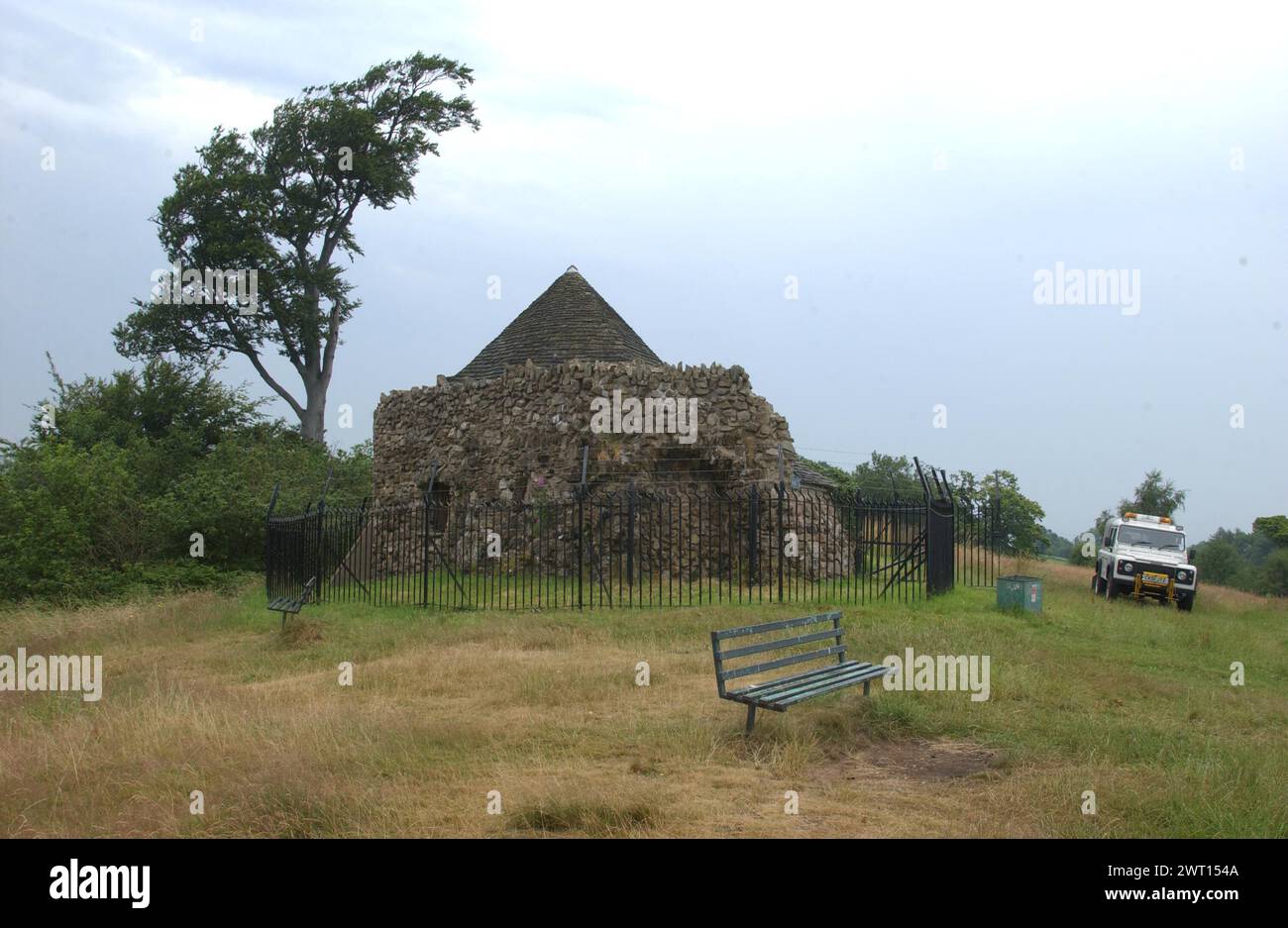 The Shell Grotto at Pontypool Park, South Wales, originally constructed ...