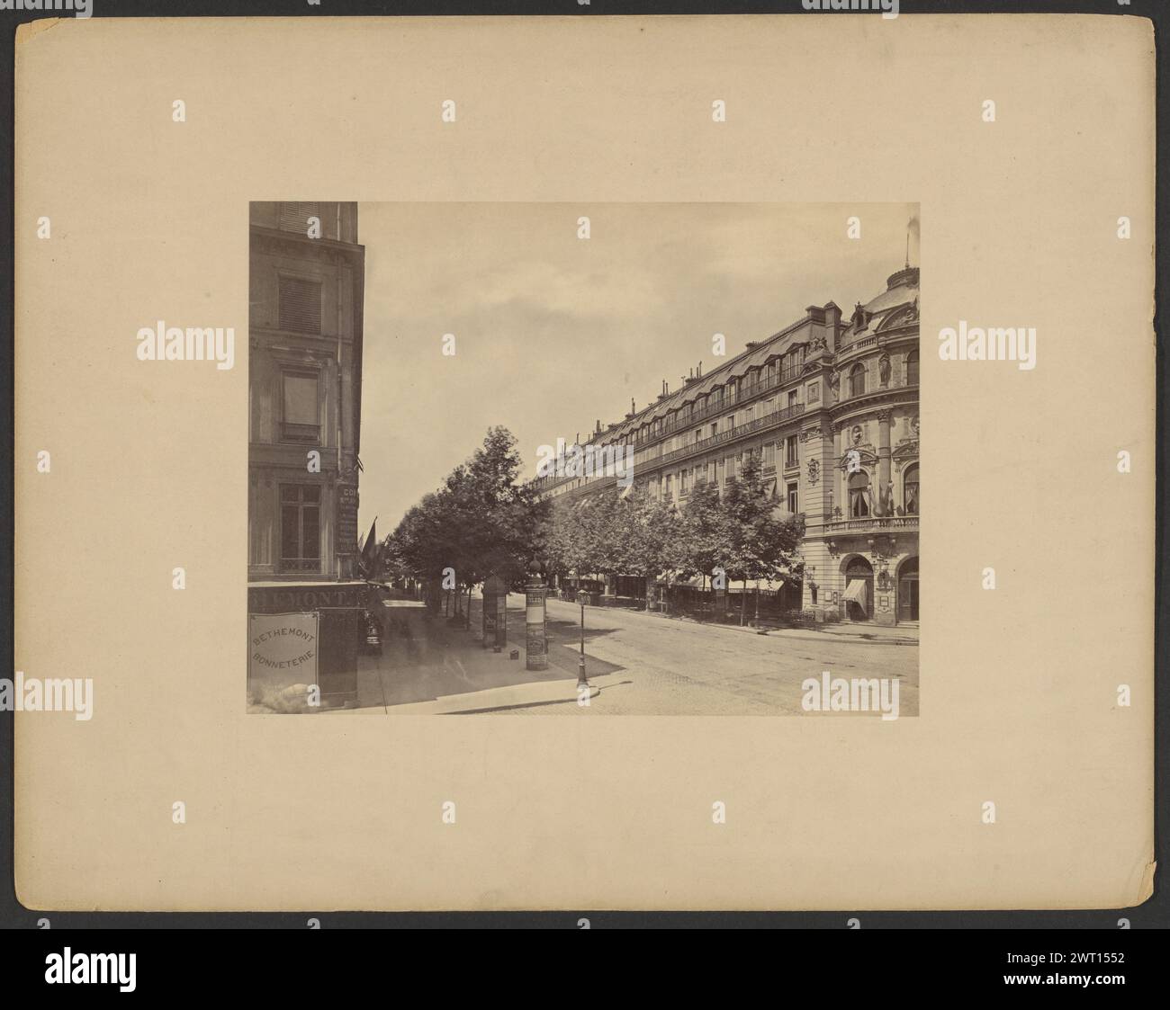 Boulevard des Capucines, Corner of Rue Louis le Grand, Paris. Francis ...