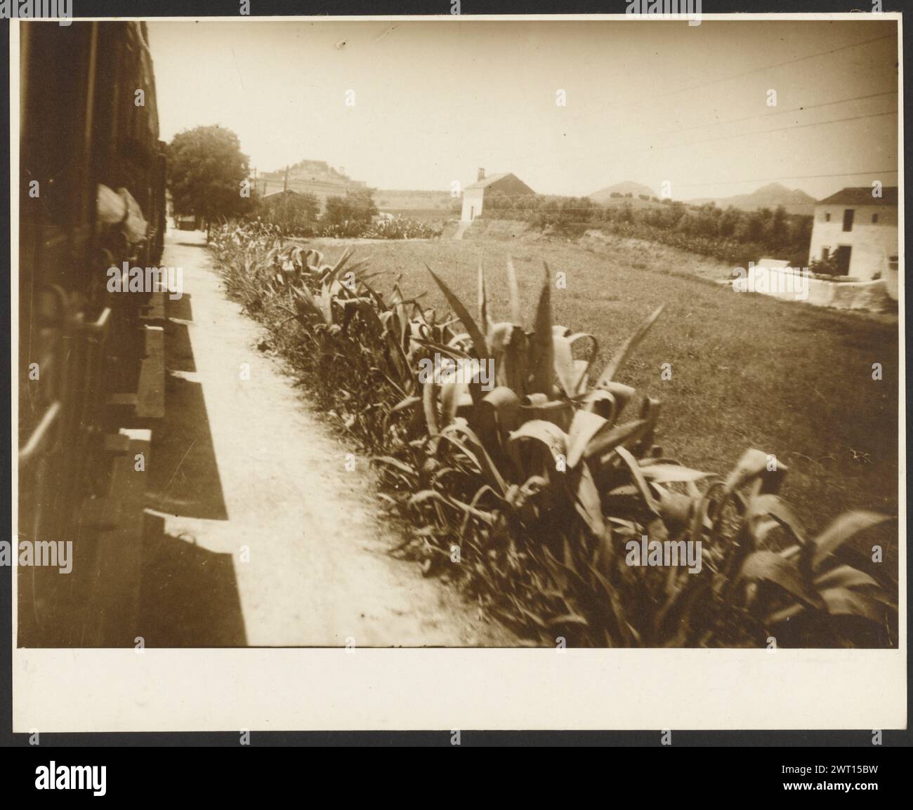 Landscape from a Train, South of France. Alphonse Maria Mucha ...