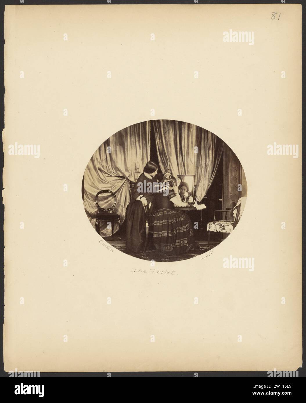 The Toilet. Arthur Julius Pollock, photographer (British, 1835 - 1890 ...