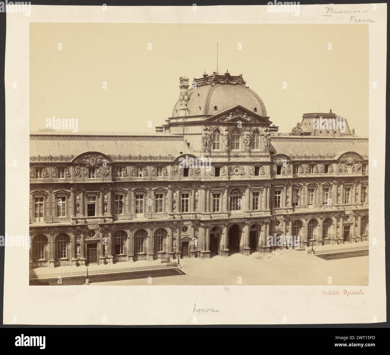 Louvre. Achille Quinet, photographer (French, 1831 - 1900) about 1870 ...