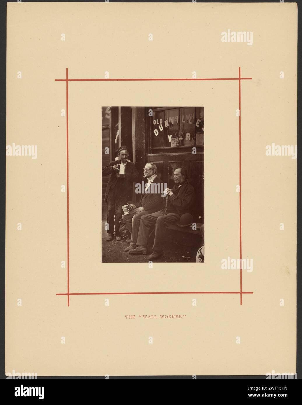 The "Wall Worker". John Thomson, photographer (Scottish, 1837 - 1921) July 2, 1877 Three men ...