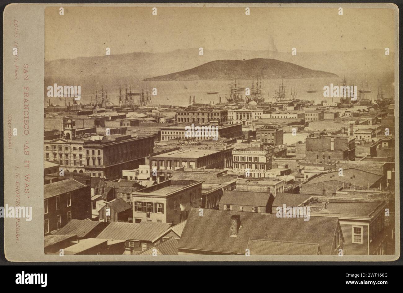 San Francisco "As It Was". View of the City from Stockton St ...