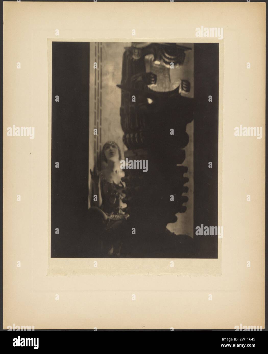 Female Dancer Reacting to Large Object on Stage. Arthur F. Kales ...