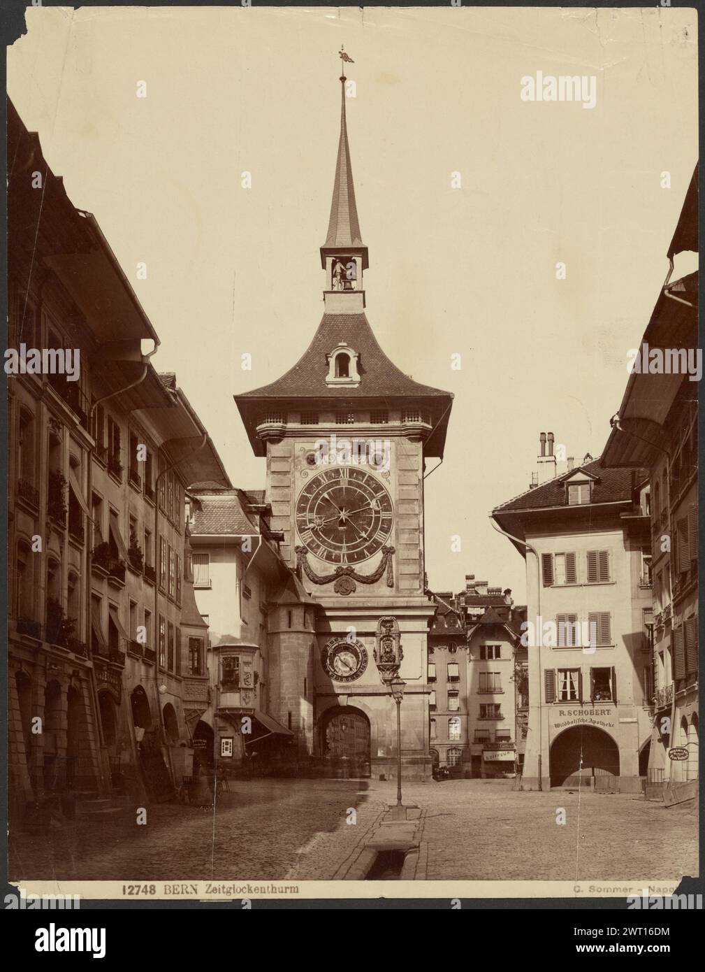 Bern Zeitglockenthurm. Giorgio Sommer, photographer (Italian, born ...