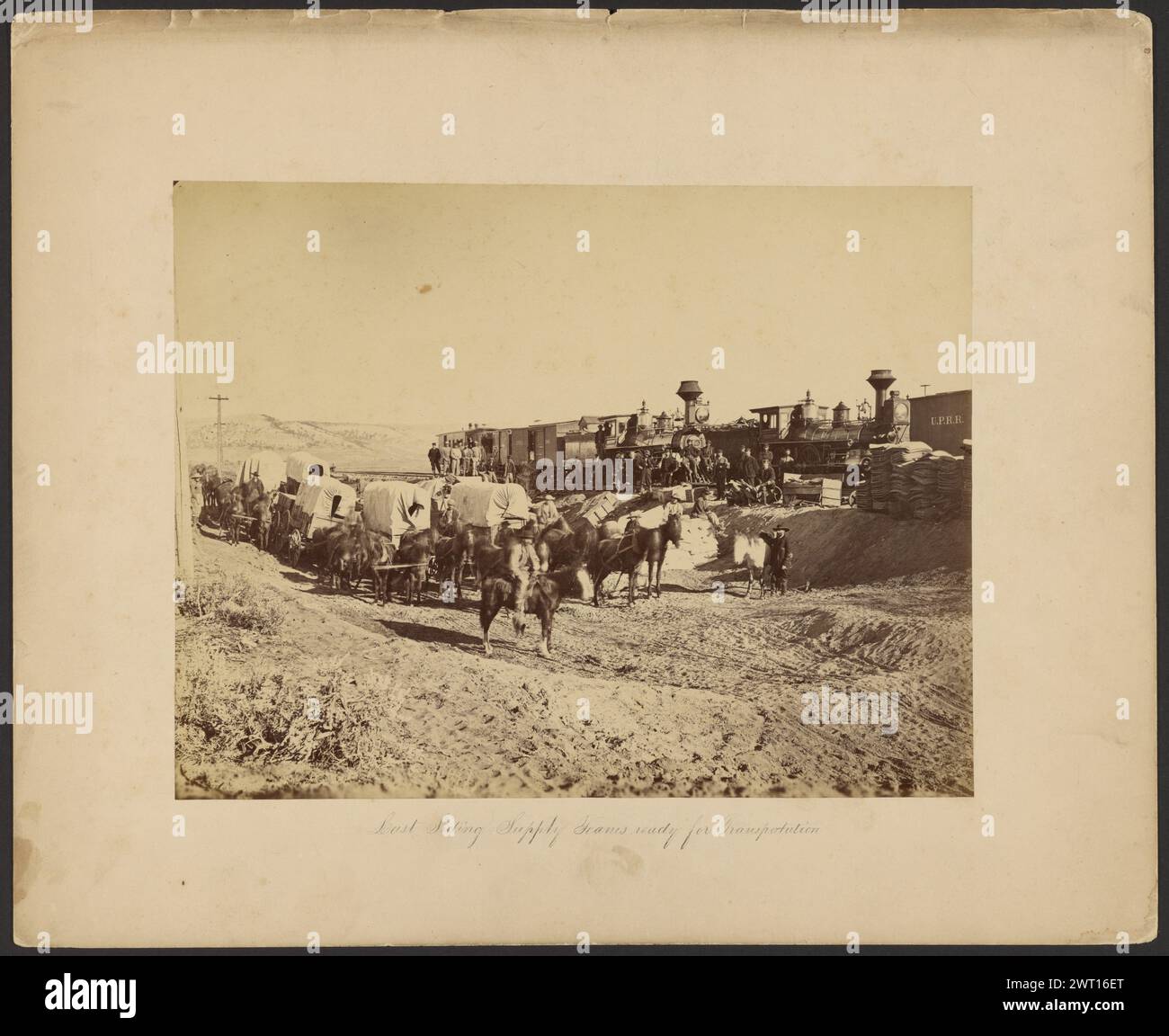 American supply trains hi-res stock photography and images - Alamy