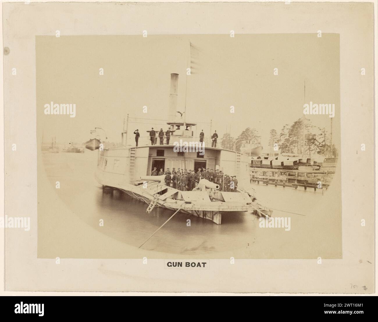 Gun Boat. July 1864.. A.J. Russell, photographer (American, 1830 - 1902 ...