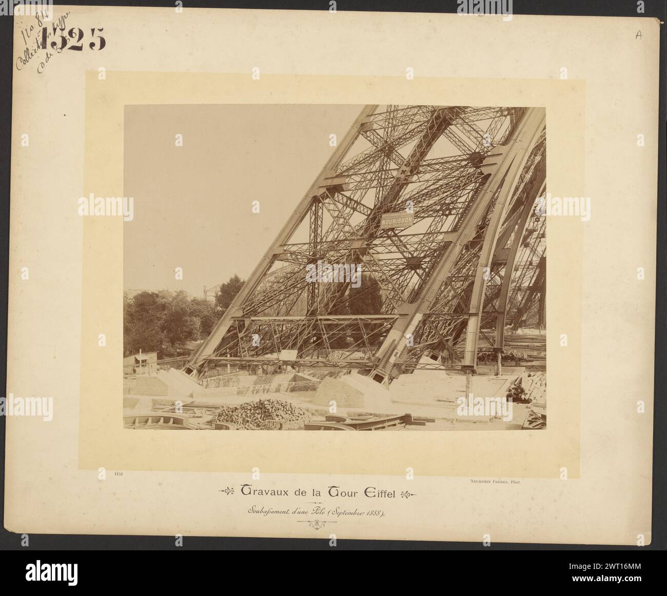 Pier substructure. Neurdein Frères, photographer (French. founded 1860s ...