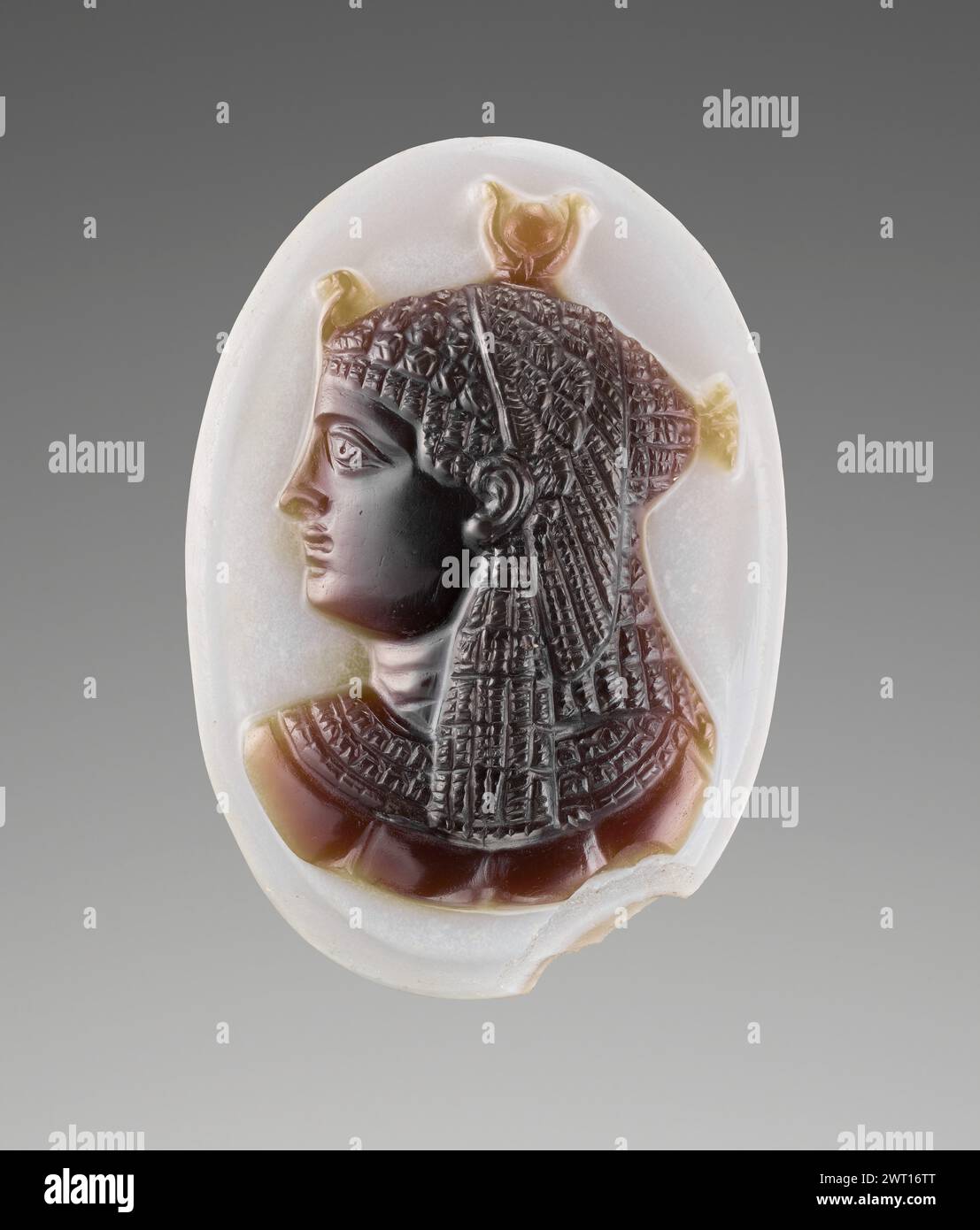 Cameo with Bust of the Goddess Isis. Unknown 200–30 B.C. Bust of the ...