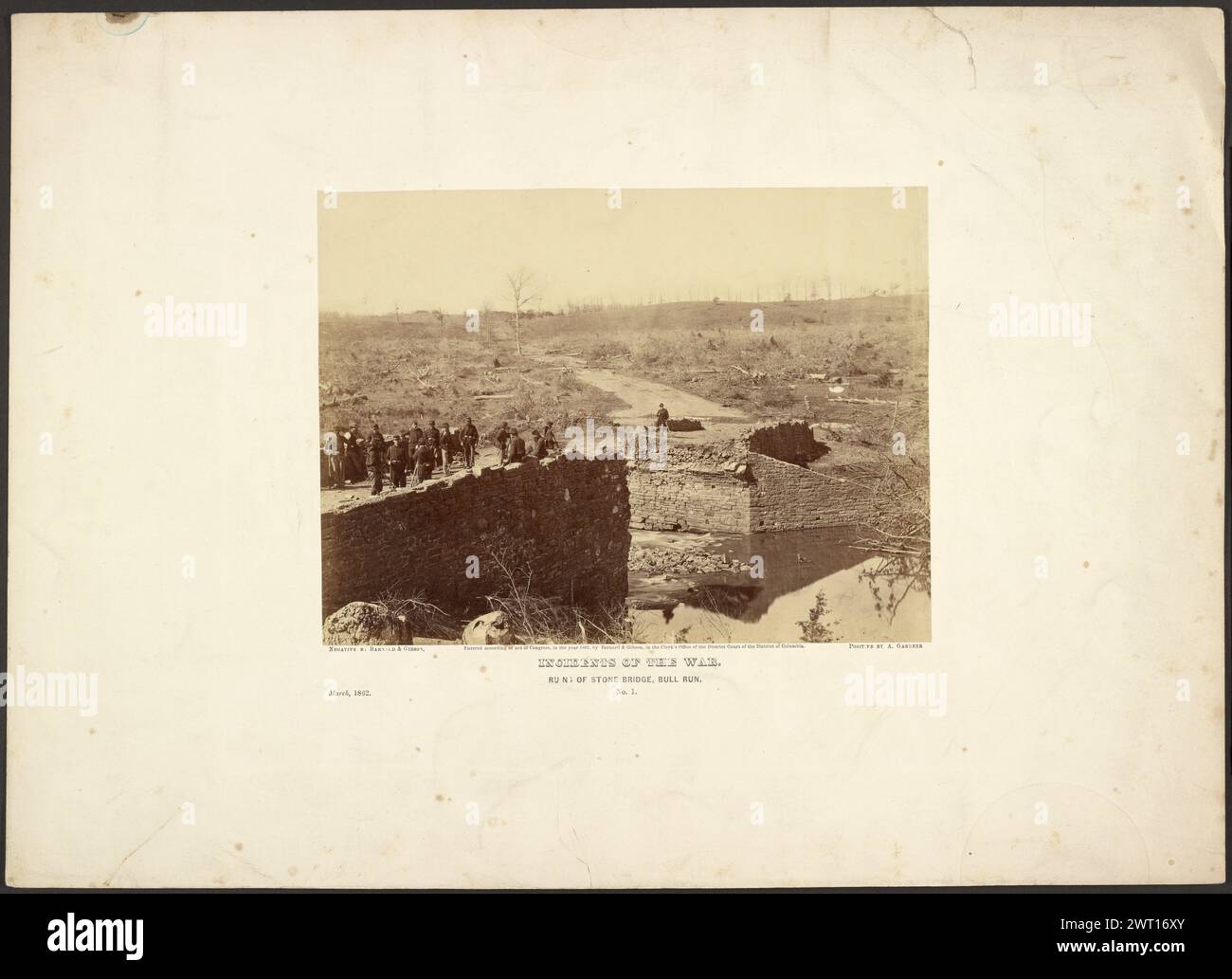Ruins of Stone Bridge, Bull Run, No. 1. George N. Barnard, photographer ...