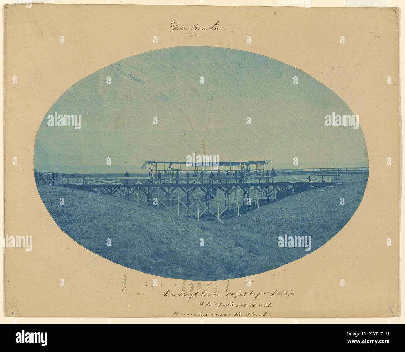 Dry Trough Trestle. Carleton Watkins, photographer (American, 1829 ...