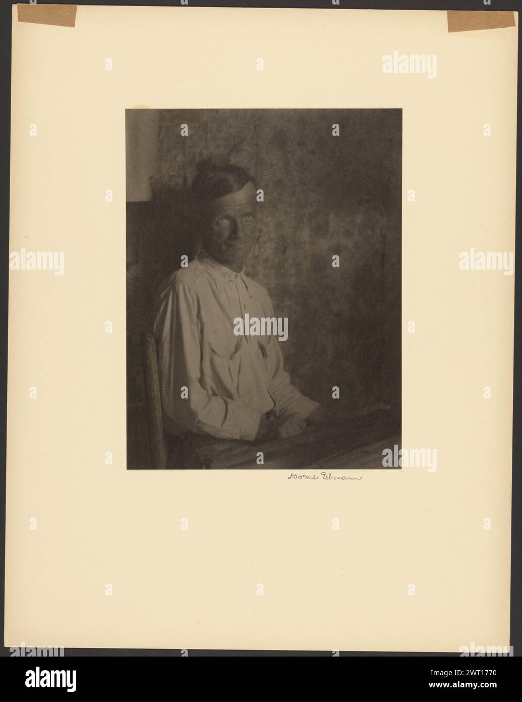 Seated Man in a White Shirt. Doris Ulmann, photographer (American, 1882 ...