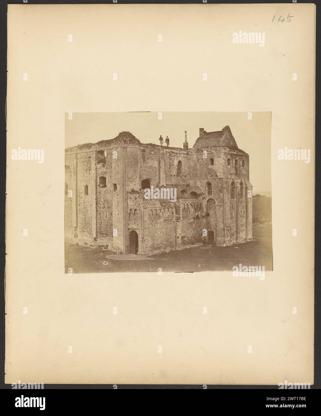 Castle Rising. Possibly Reverend John Richardson Major, photographer ...