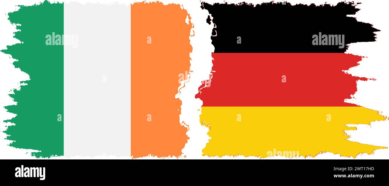 Irish and german flags hi-res stock photography and images - Alamy